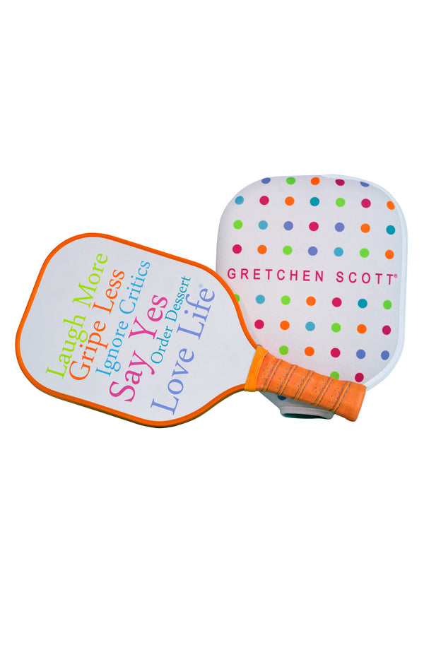 Laugh More Pickle Ball Paddle - Gretchen Scott Wholesale